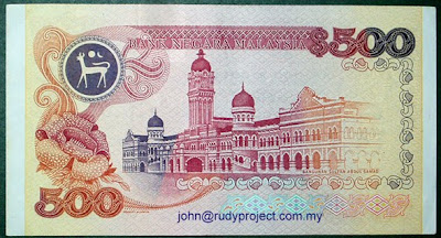 Malaysia Numis: RARE: MALAYSIA 5TH SERIES 500 RINGGIT (RM500) SIGNED BY ...