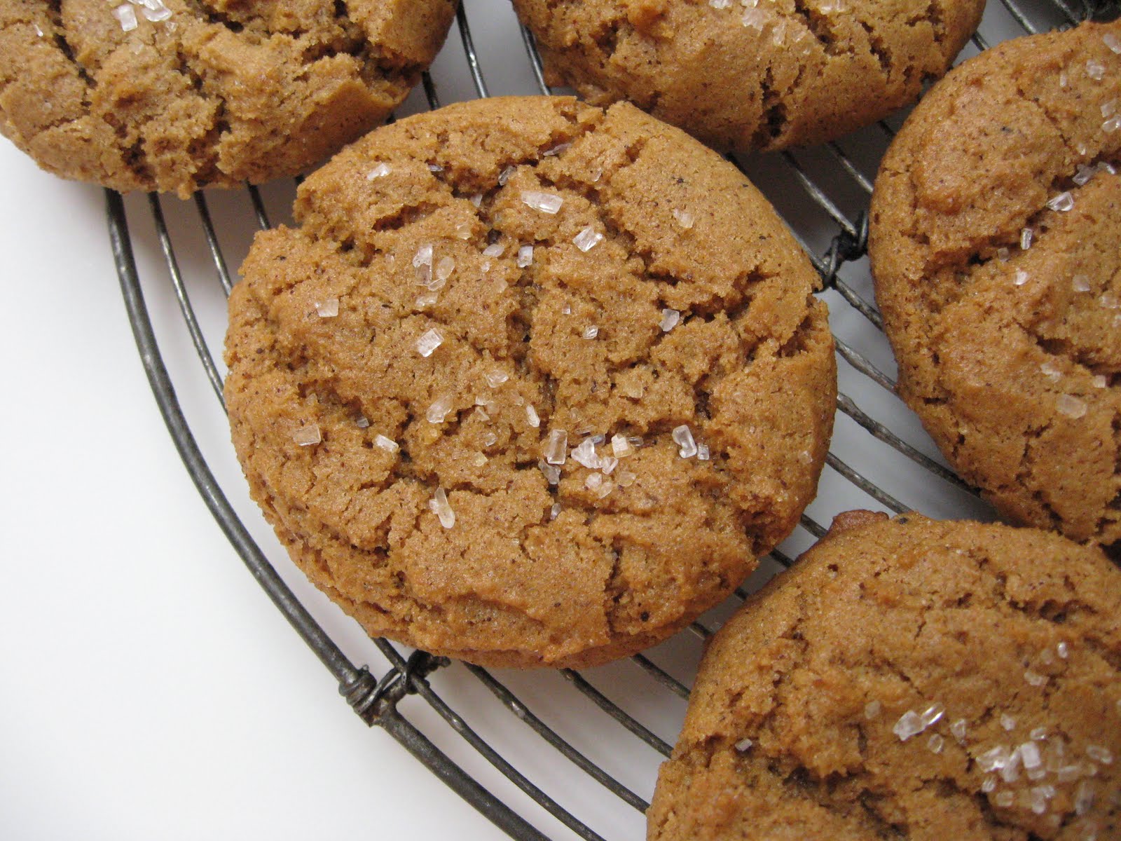 she's in the kitchen: crackly ( and dairy-free) spice cookies