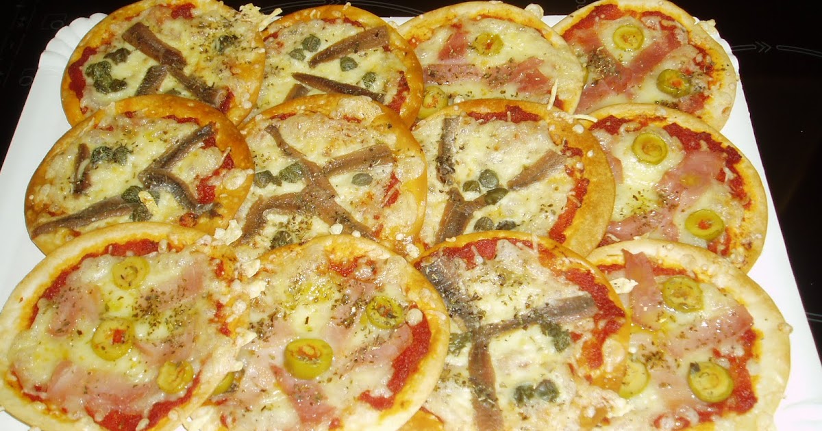 LA COCINA DE PINKY: MINI PIZZAS