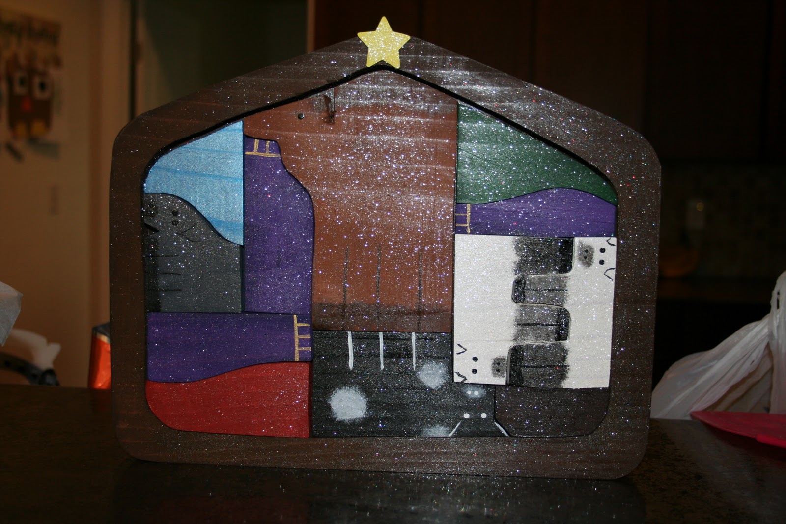 Comfie Country Crafts: Wooden Nativity Puzzle
