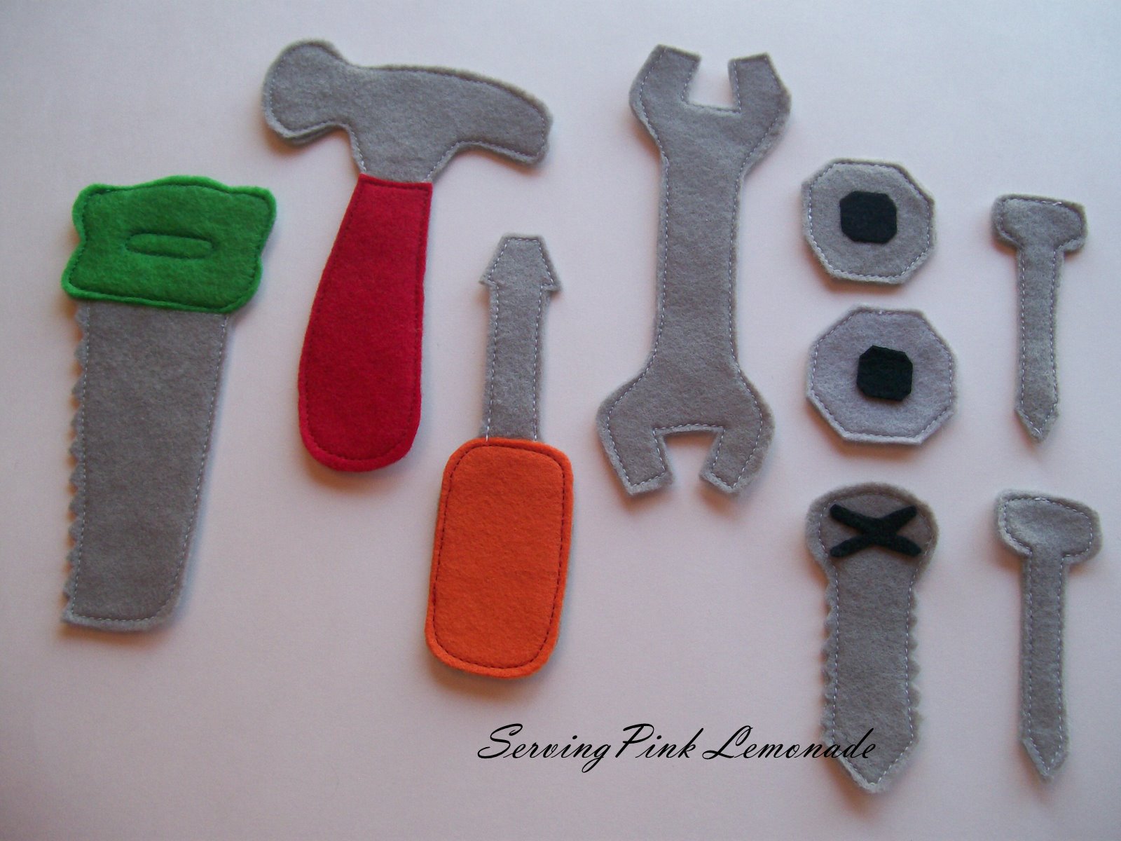 Serving Pink Lemonade: Felt Tools
