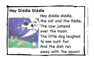 Preschool Is Fun Planning Activities: Hey Diddle Dish and Spoon Setting