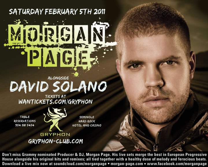 Juan C: Grammy Nominated Producer & DJ, Morgan Page Live At Gryphon