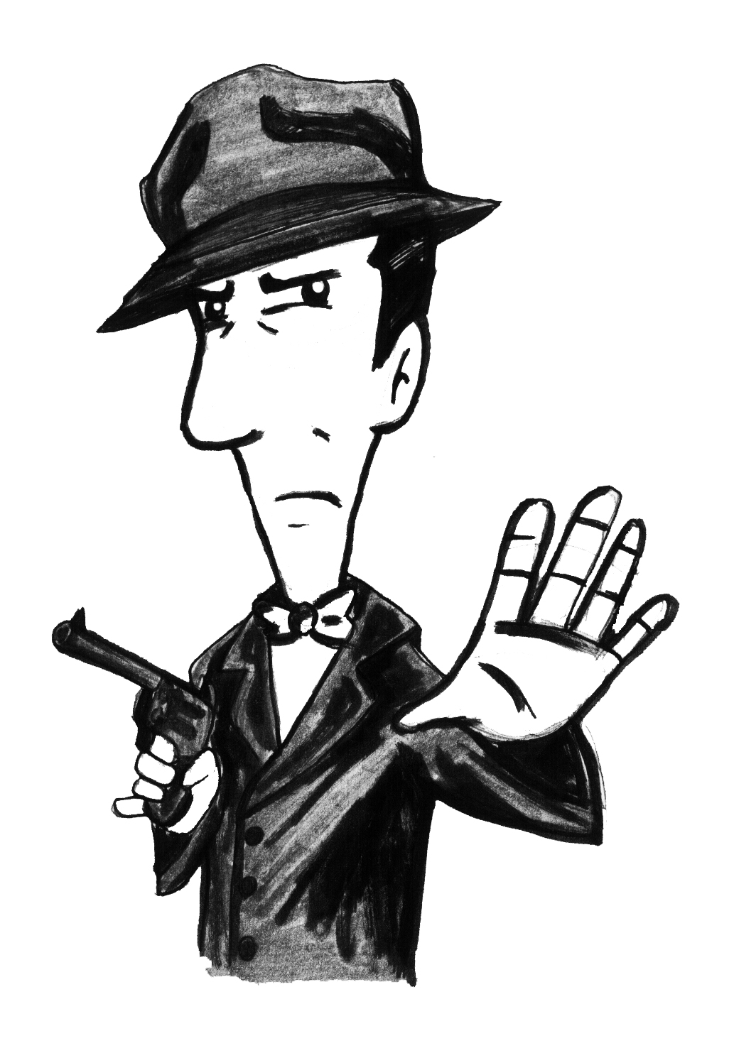 Tara's Drawing Jam: Theme: Film Noir - Style: Tex Avery
