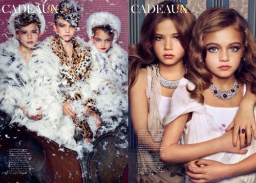Novita Koo: [Eng] Children Models for Vogue Paris (pretty or scary..?)