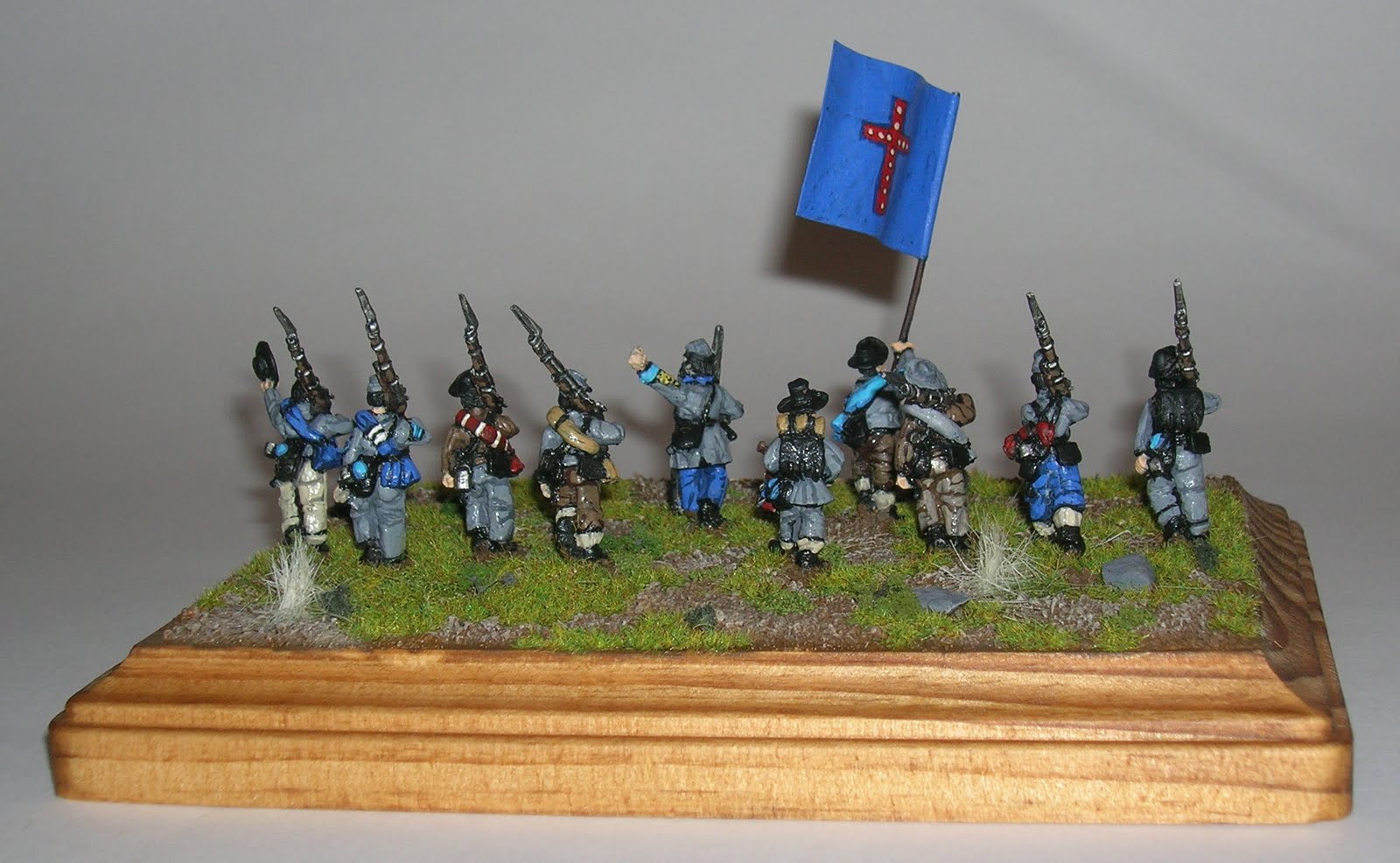 J's Miniature Civil War: Orphan Brigade Diorama Finished!