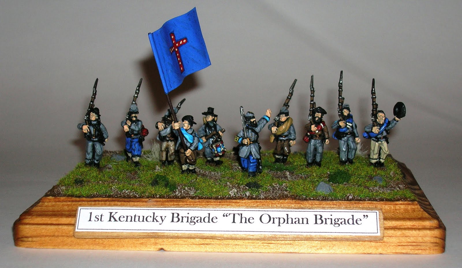 J's Miniature Civil War: Orphan Brigade Diorama Finished!