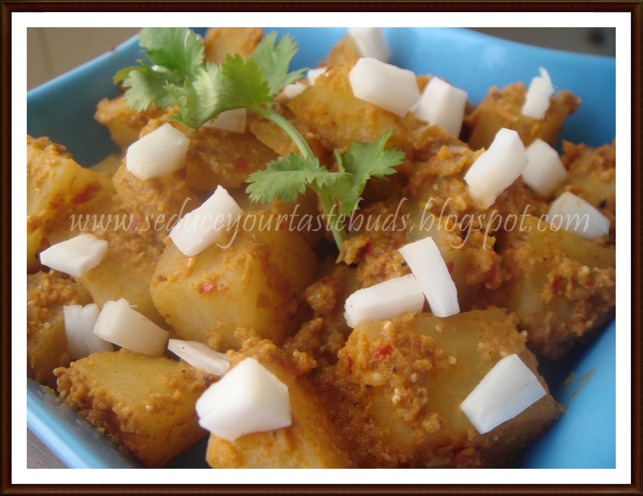 Microwave Goan Style Potatoes - Seduce Your Tastebuds...