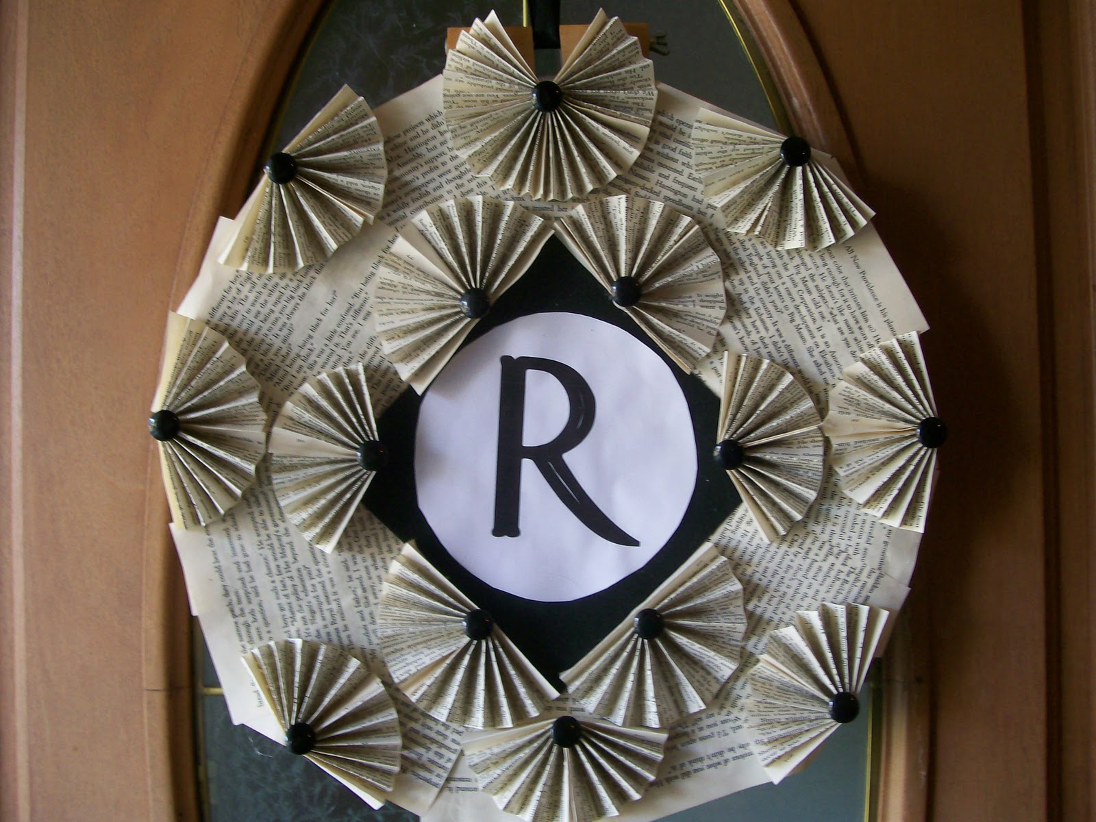 Simply Sweet Creations: Personalized Book Page Wreath