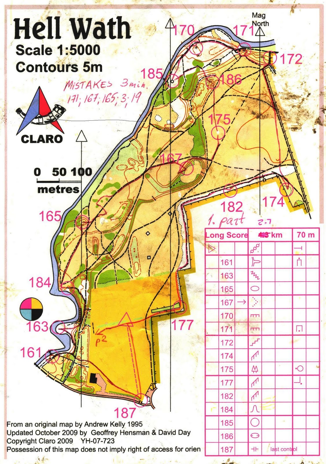 Orientēšanās kartes: 2009