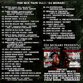 DJ MUNARI OFFICAL BLOG: DJ MUNARI "THE MIX TAPE VOL 1" FREE DOWNLOAD ...