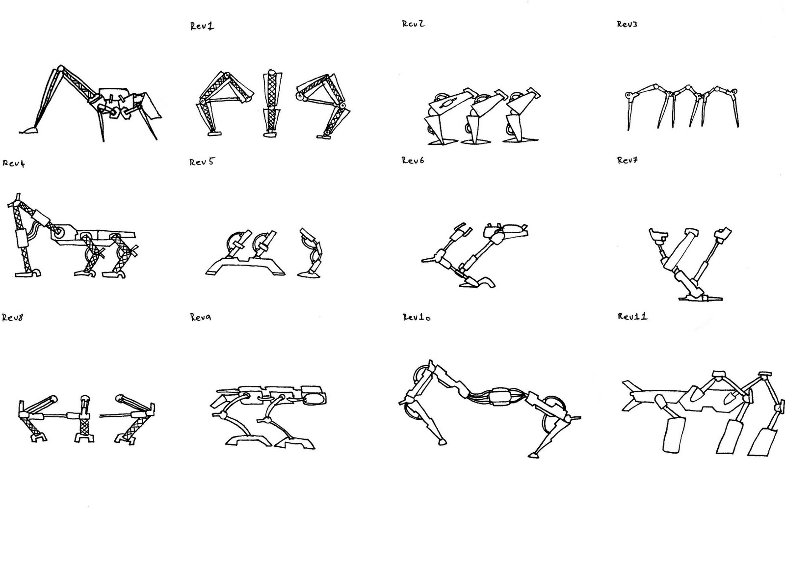 CG A&A - Self Initiated Major Project: Mech1 legs