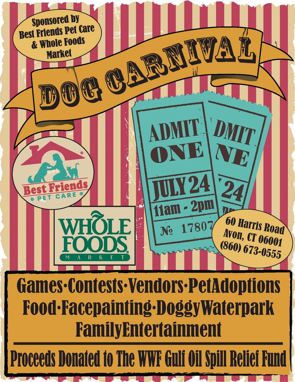 Best Friends Avon: Dog Carnival, July 24th!