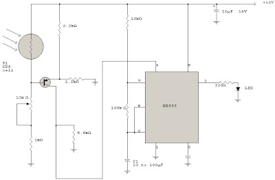 Dark Activated Led Flasher ~ Circuitos de Electronica