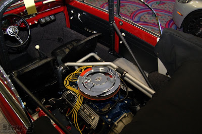 BR-look: Mid-engined V8 VW Beetle from the 2009 SEMA show...