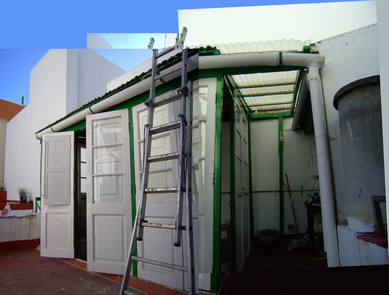 Cómo hacer un cuarto en la azotea sin mucho peso extra