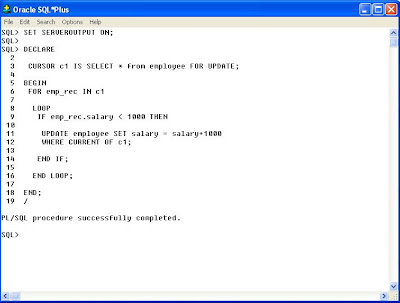 PL/SQL Explicit Cursor with Examples