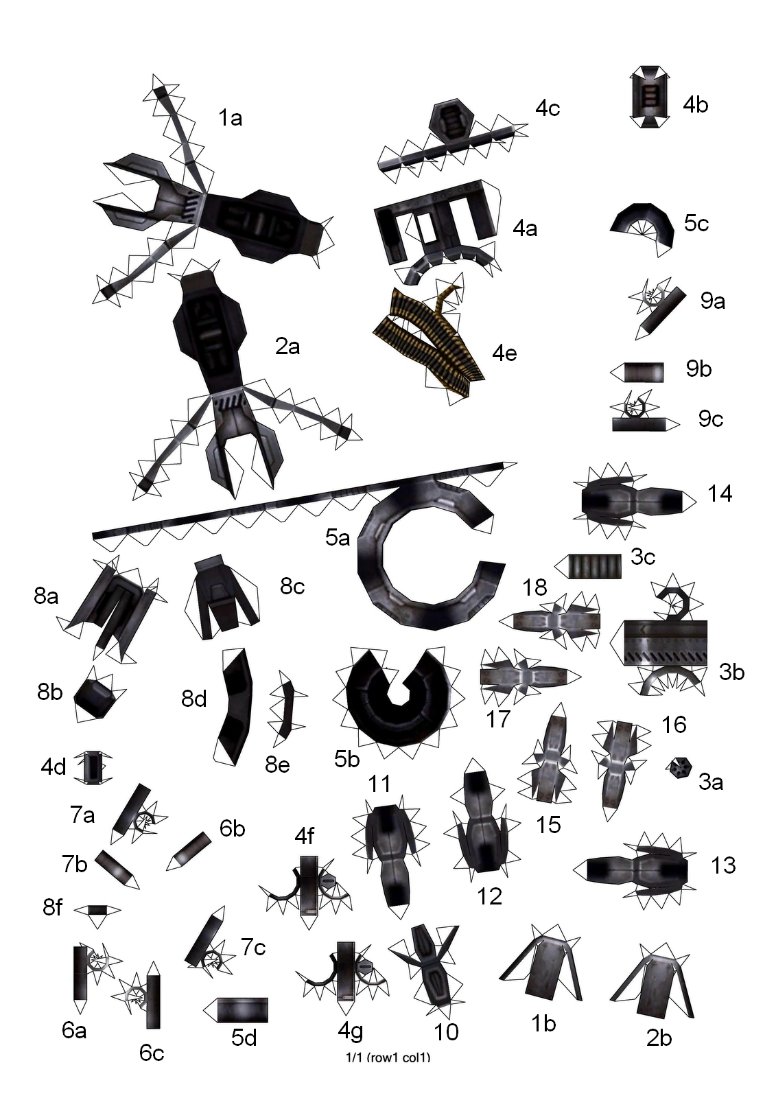 Starcraft 2 - Terran Auto-Turret Papercraft ~ Paperkraft.net - Free ...