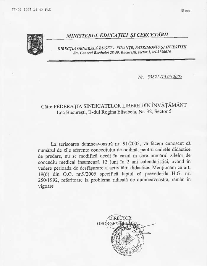 sinvlex: Concediul medical şi concediul de odihnă