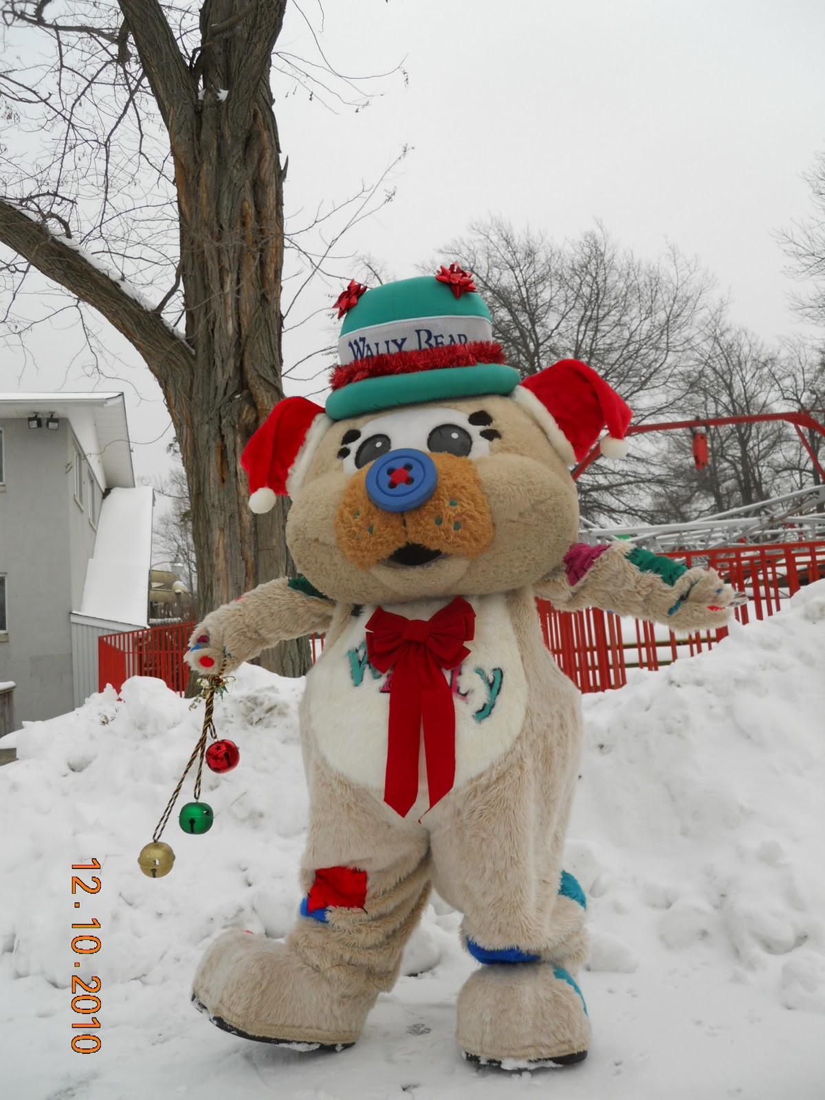 WaldaBlog: Wally Bear Finds Presents and Holiday Elves
