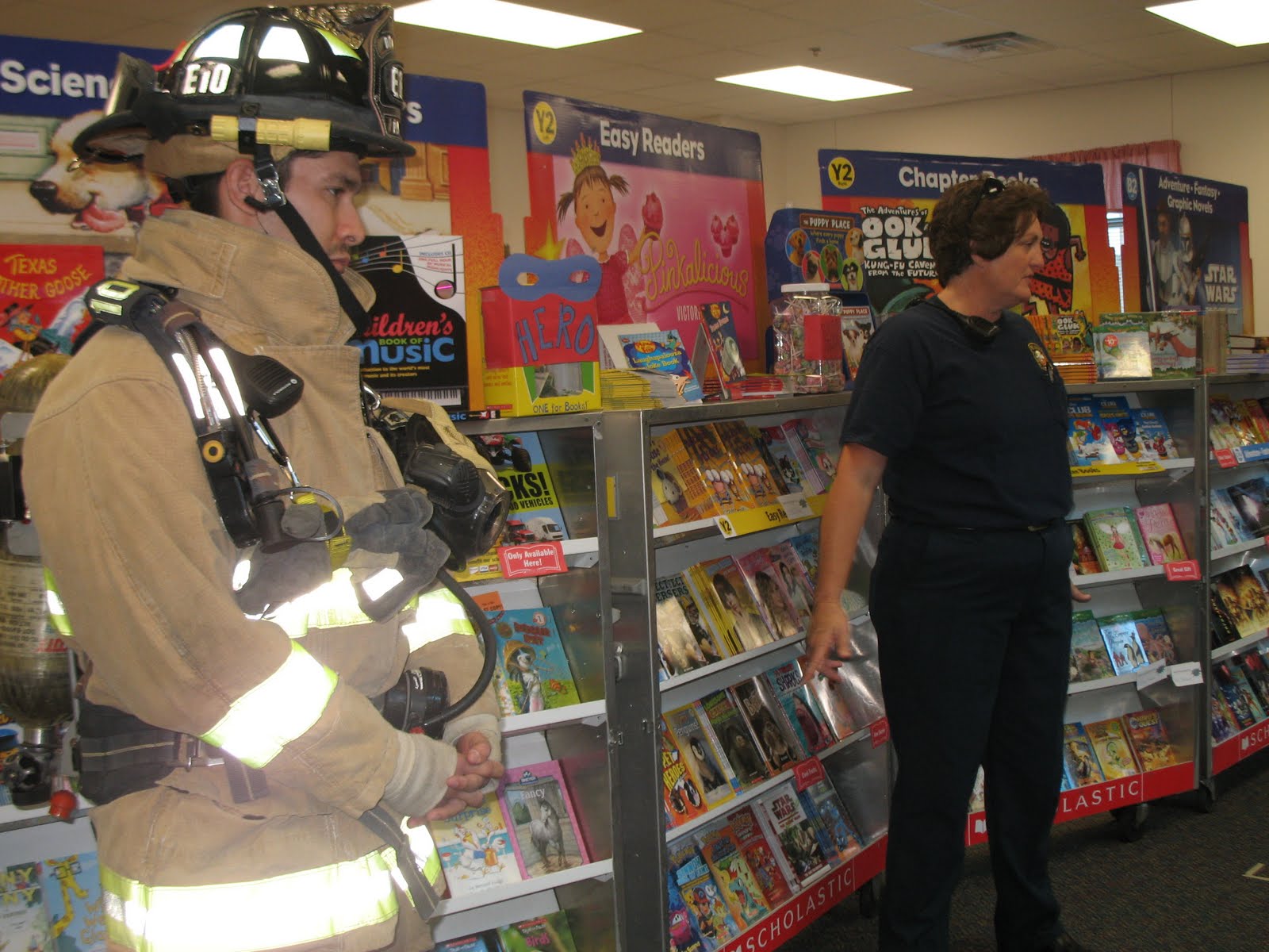 Taylor Library Blog: Book Fair ~ Here's to Our Heroes!