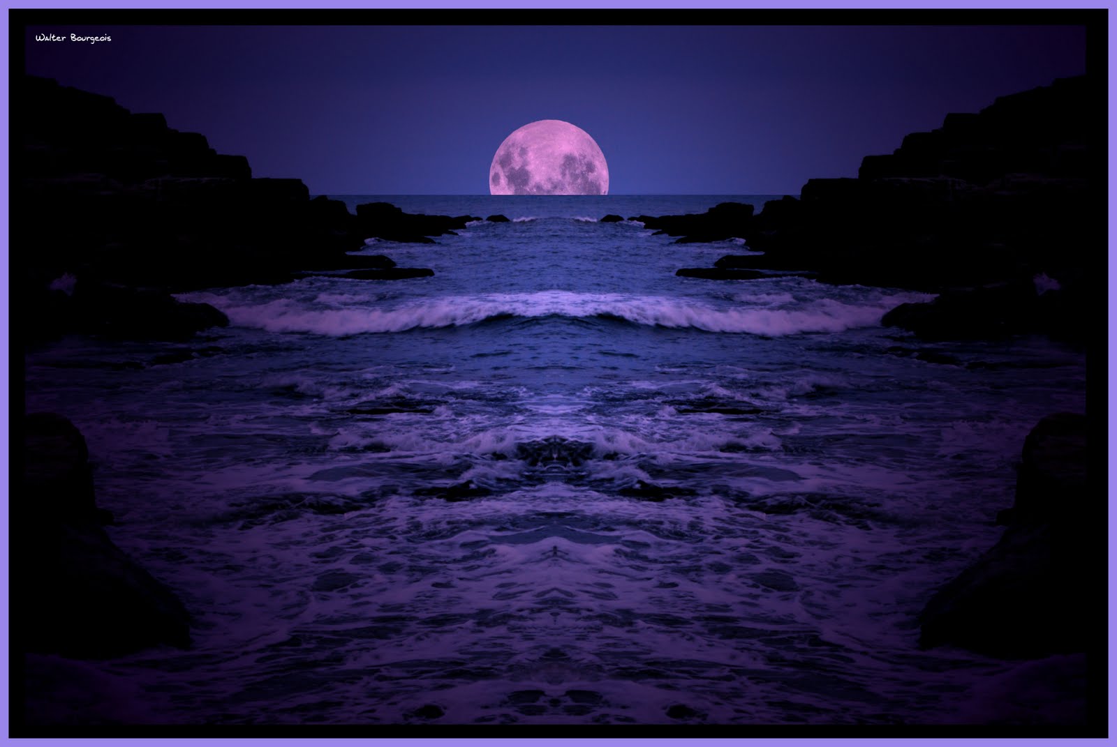 Fotografía: arte y expresión: FOTOS: La luna y el mar...