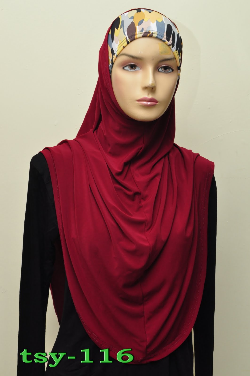 Anjung Tudung Syria: Tudung Syria Plus Size, Oning Printed one Tone