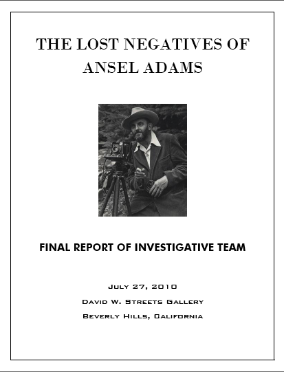 I Like to Watch: The Lost Ansel Adams Negatives: 10 Essential Plot Points