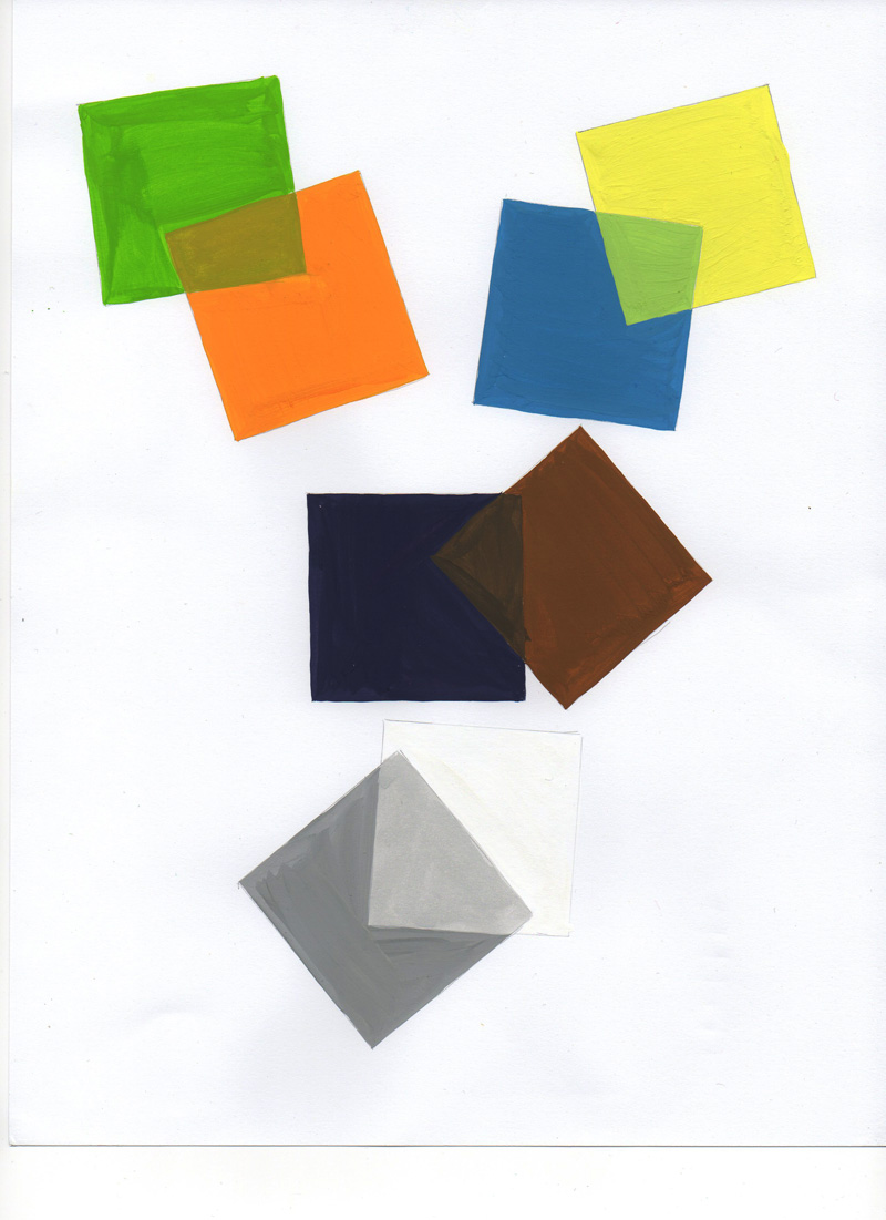 Art Studies: Colour Study - Practice with Transparency