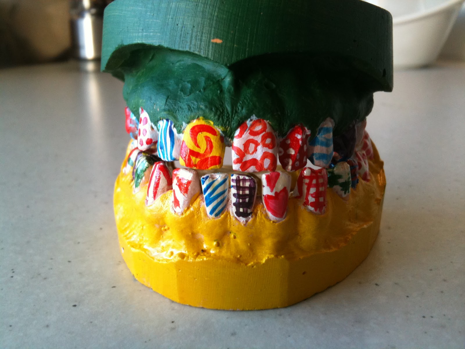 creatively challenged: teeth art