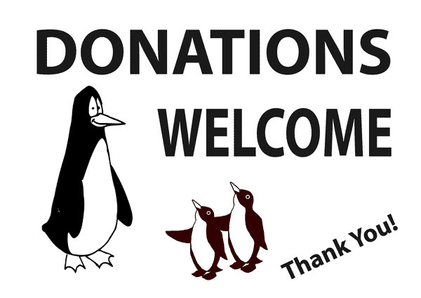 Friends of Lillico Penguins: Donations Welcome