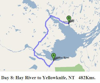 Nwt-O-T-L: Day 8 --> Hay River to Yellowknife, NT