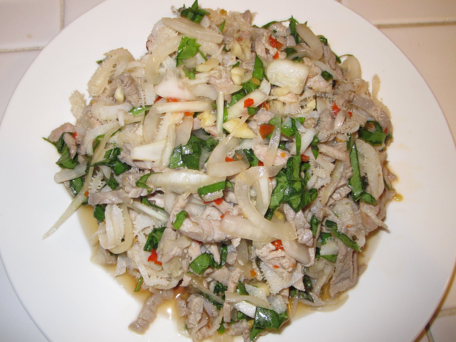 Katelyn Studio: Goi Bo-Beef and Tripe Salad