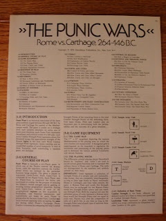 SPI Strategy Board Games: The Punic Wars - Rome vs. Carthage, 264-146 B.C
