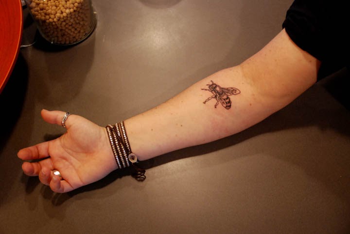 Backwards Beekeepers: Bee Tattoo