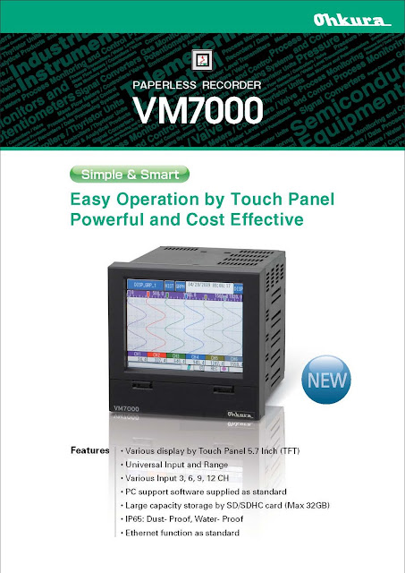 VAASA (Thailand) Limited: VM7000 /PAPERLESS RECORDER /OHKURA