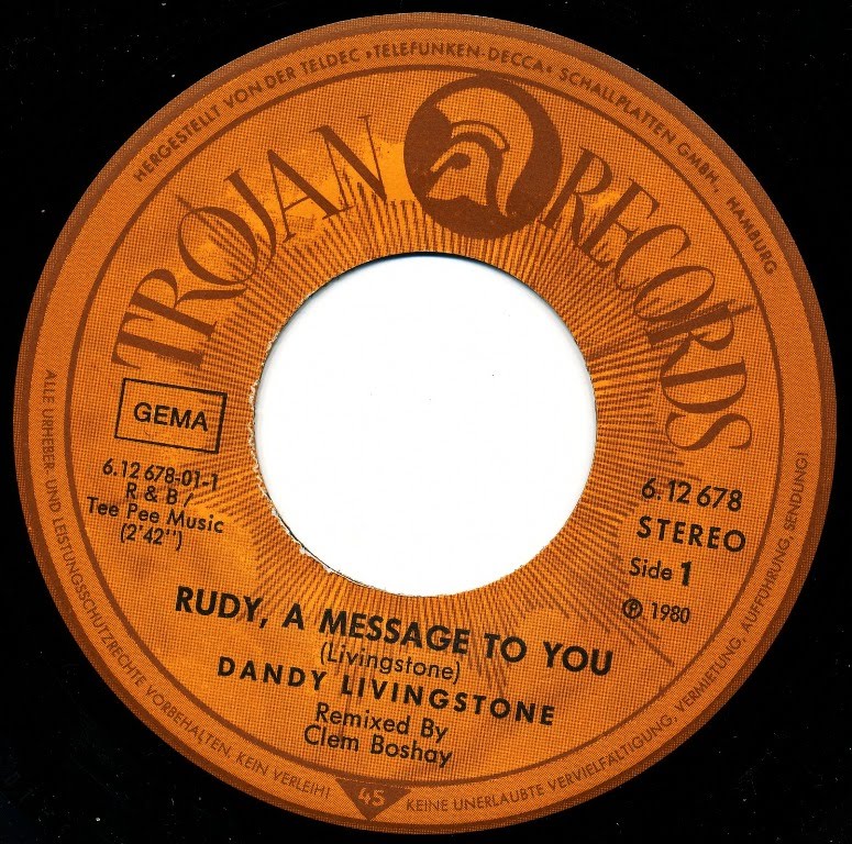 DIAL AFRICA: Dandy Livingston - Rudy A Message To You