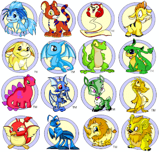 Coisinhas do Neopets: Espécies de Neopets