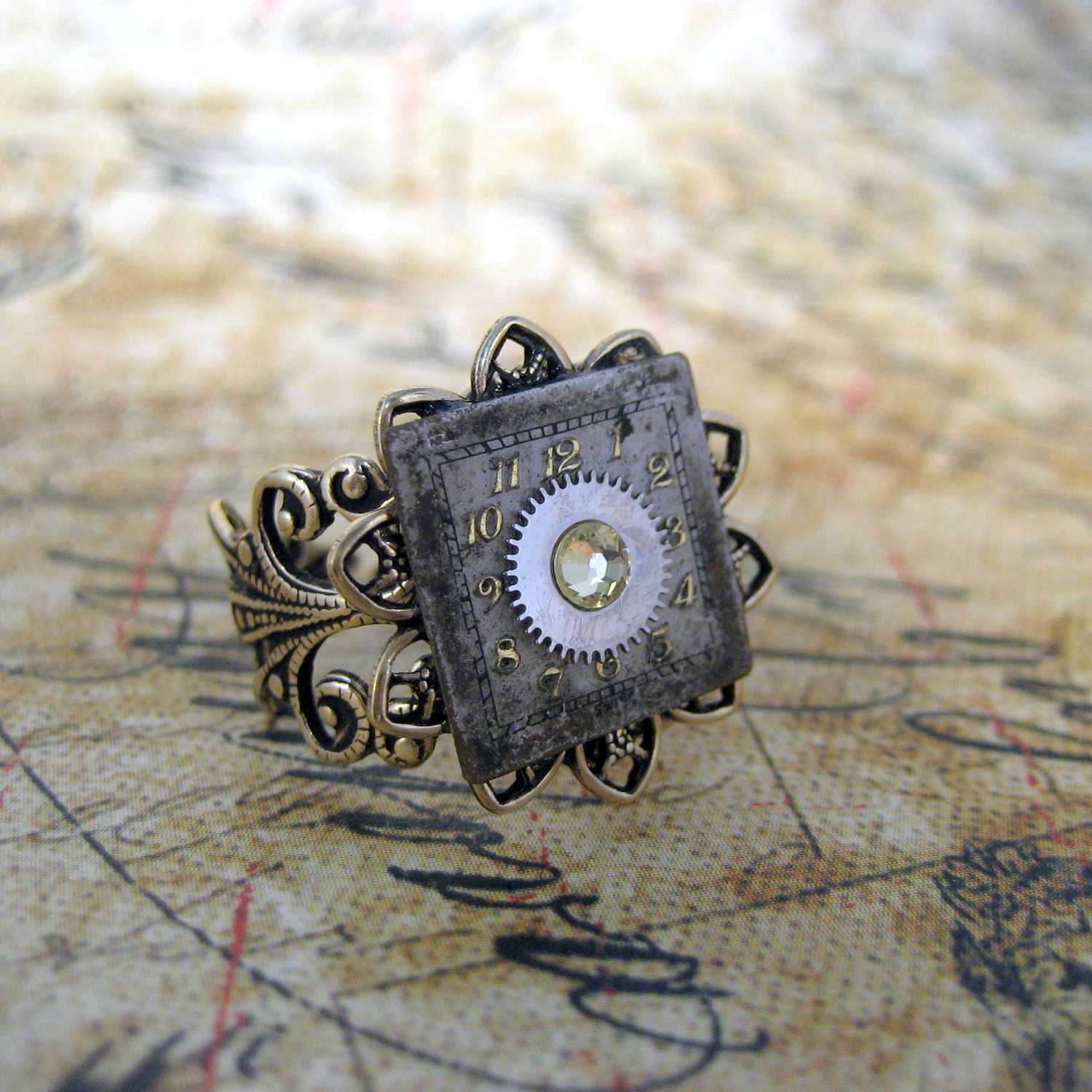 A Second Time: Steampunk Rings by A Second Time