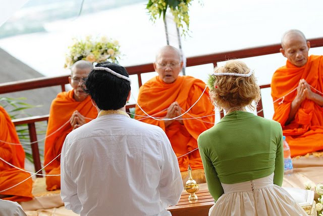 Annabel & Ruby: Lush serenity: A Buddhist wedding in Thailand