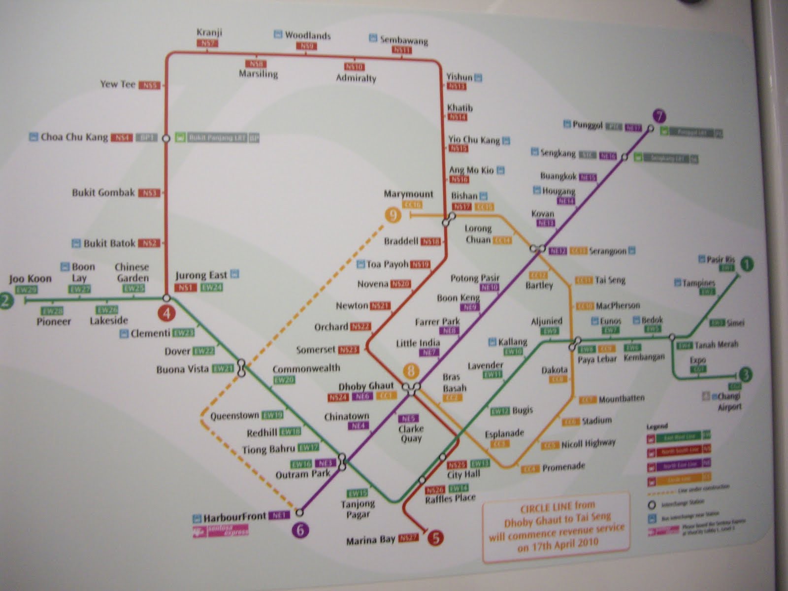 Somewhere in Singapore Blog: Circle Line Discovery