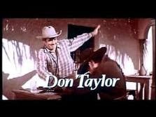 .Westerns...All'Italiana!: Remembering Don Taylor