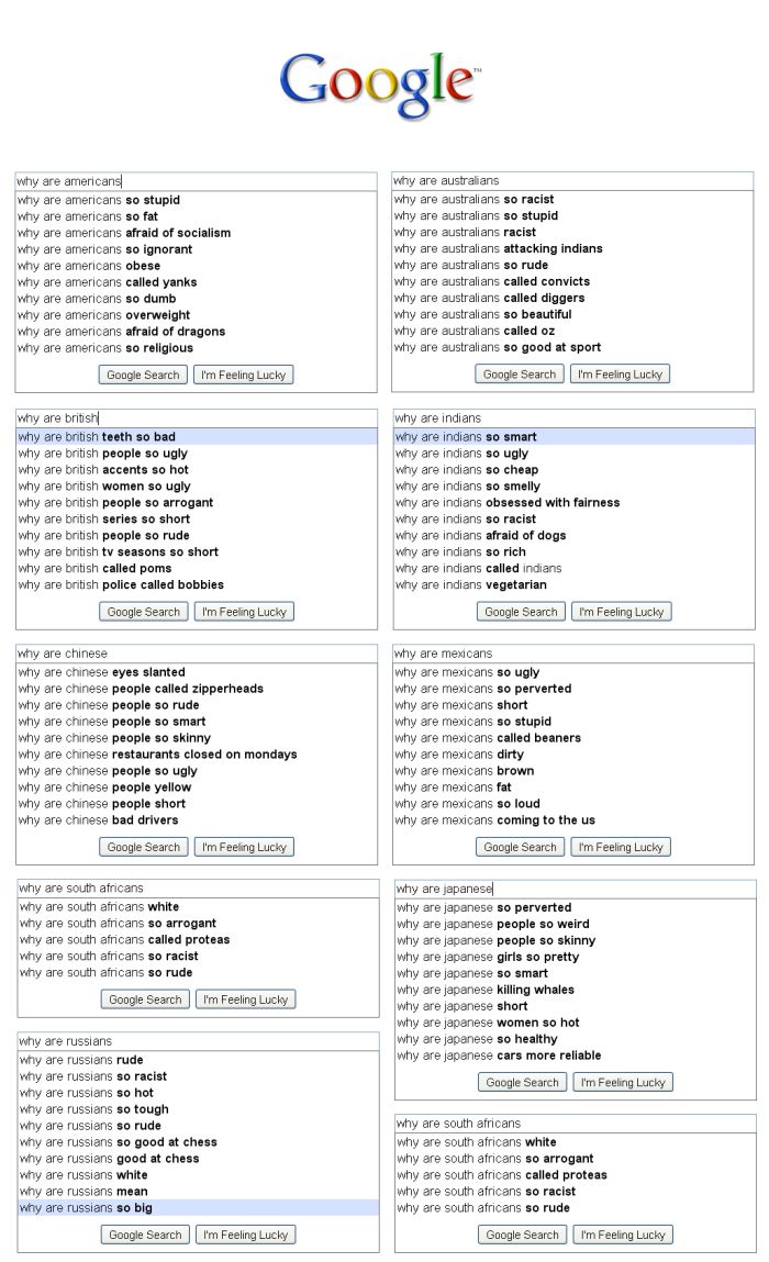Bloogle Humoristico: Pesquisa " Why are ... " no Google