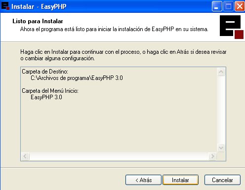site - informatica: Crear un servidor web local con EasyPHP
