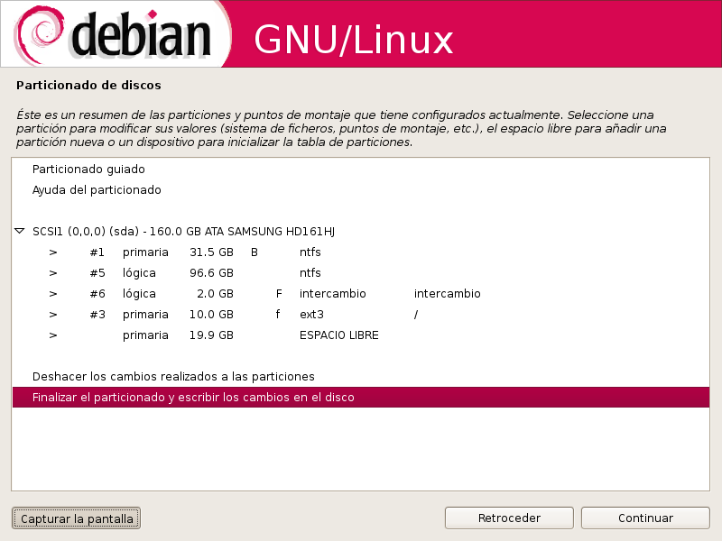 site - informatica: Instalar Debian GNU/Linux 5.0 "Lenny"