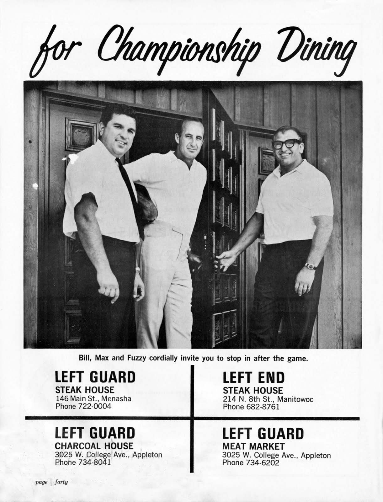 PACKERVILLE, U.S.A.: Game Program — September 25, 1966