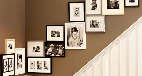 Family Photo Wall Display: Photo Wall Display Ideas & Examples