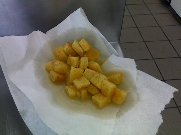 Cooking: Clarified Butter Croutons/Sippets