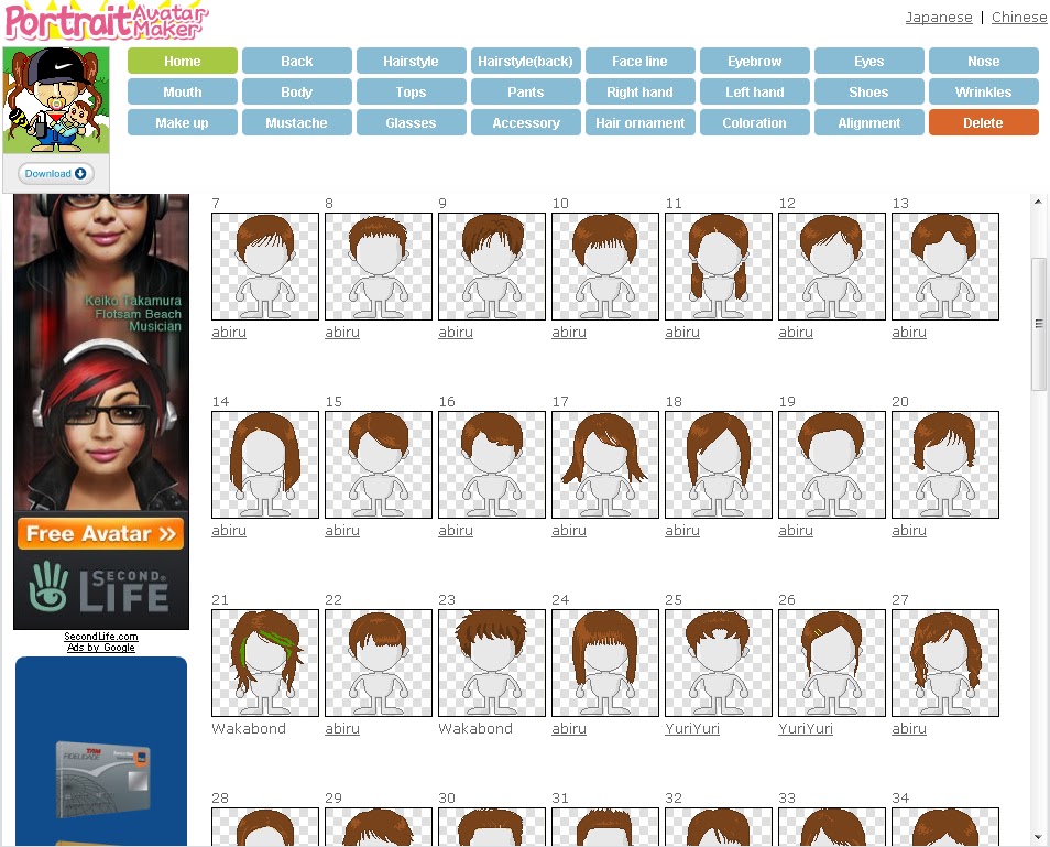 English is Fun: Activity # 2: Portrait avatar maker