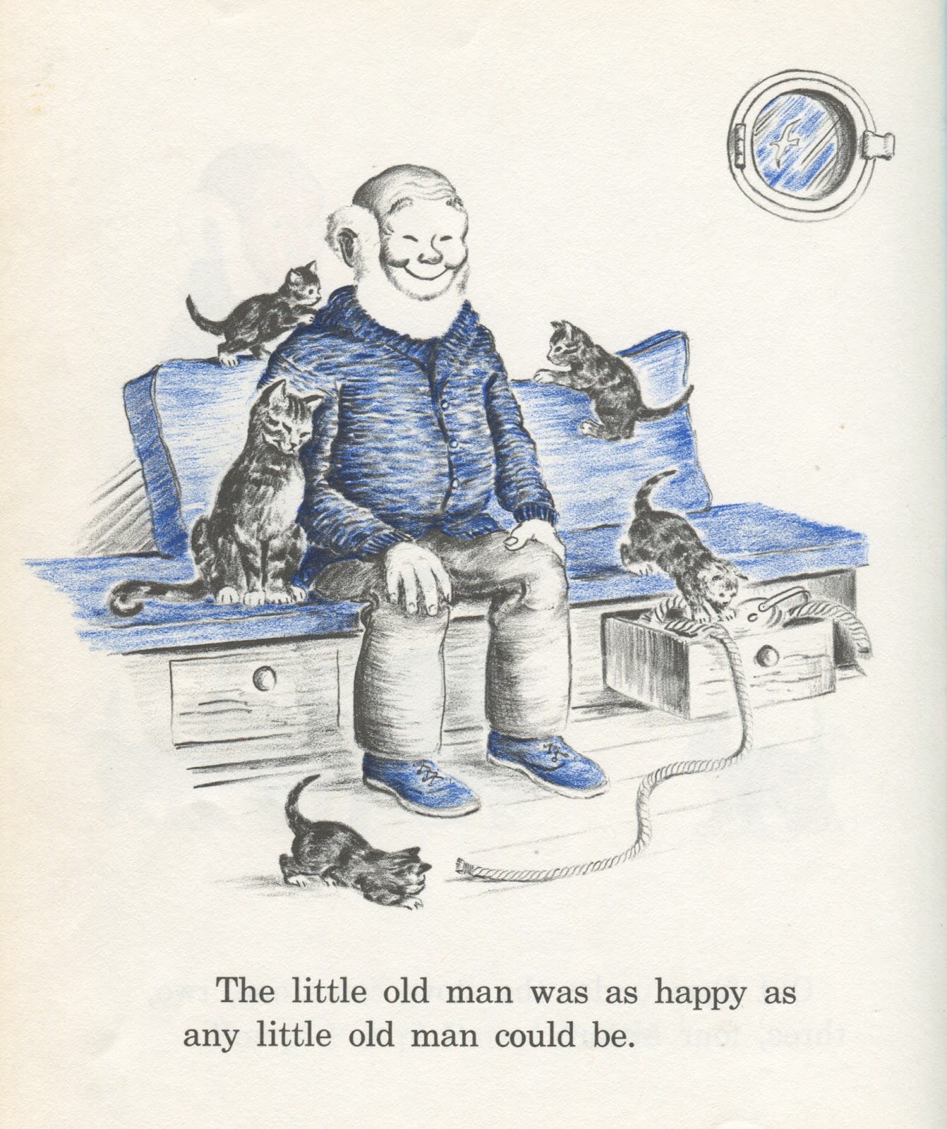 A Little Old Man, by Natalie Norton (ill. Will Huntington) (1959 ...